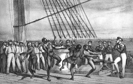 Easter Island images: Old drawings and paintings